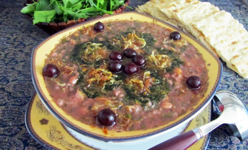 How to make Hamedan dried fruit soup for 6 people - Online cooking lessons